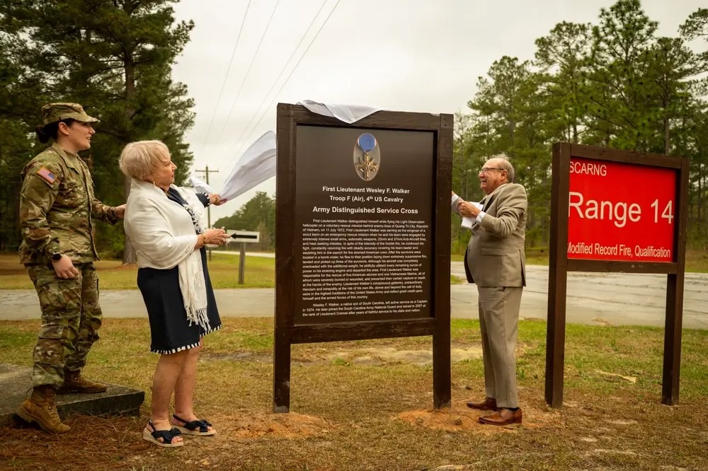 Retired Lt. Col. Wesley F. Walker Range 14 Dedication Ceremony | U.S ...